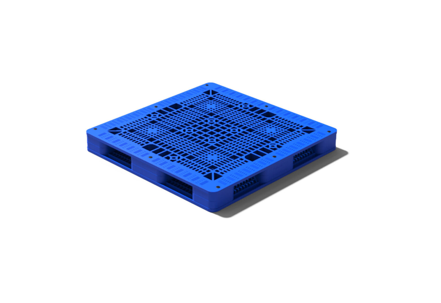 PLASTIC PALLET REVERSIBLE ST-04 | 1200x1200x140MM - PALLETCO LLC