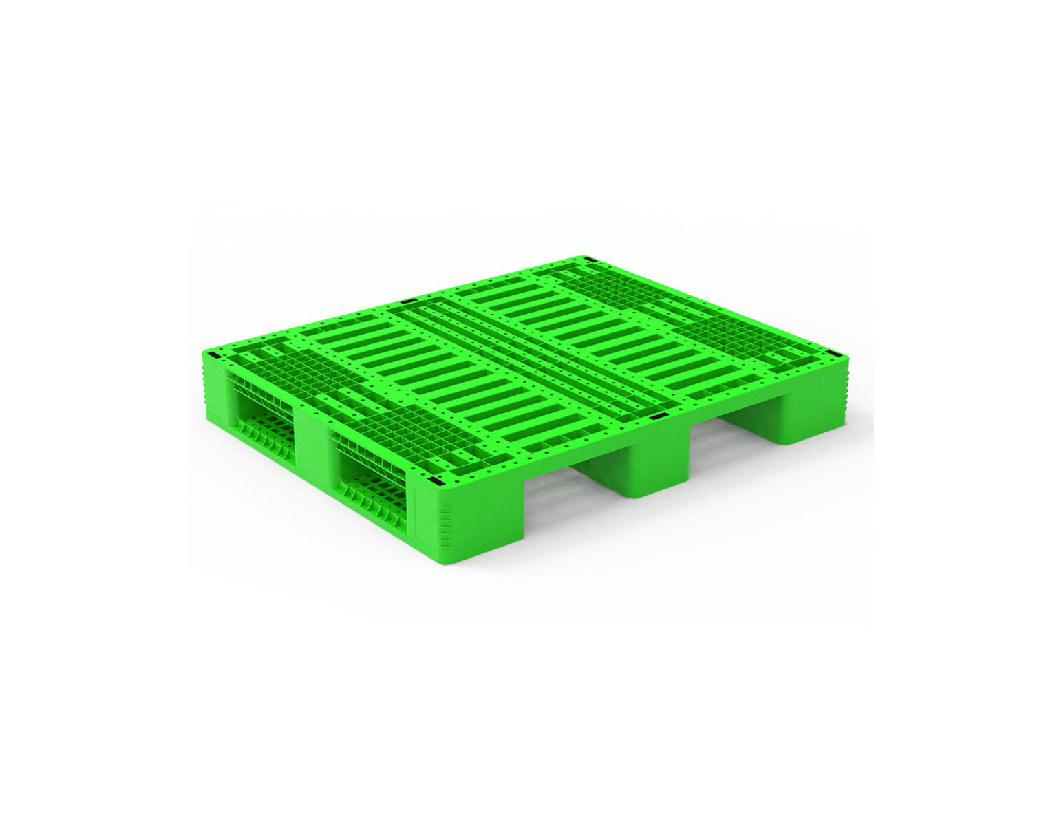 PLASTIC PALLET ST-12 3 RUNNER L: 1200 x W: 1000 x H: 170MM - PALLETCO LLC